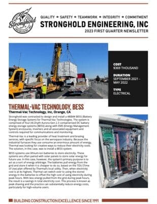 Join Stronghold Engineering, a Best Place to Work for 30+ Years