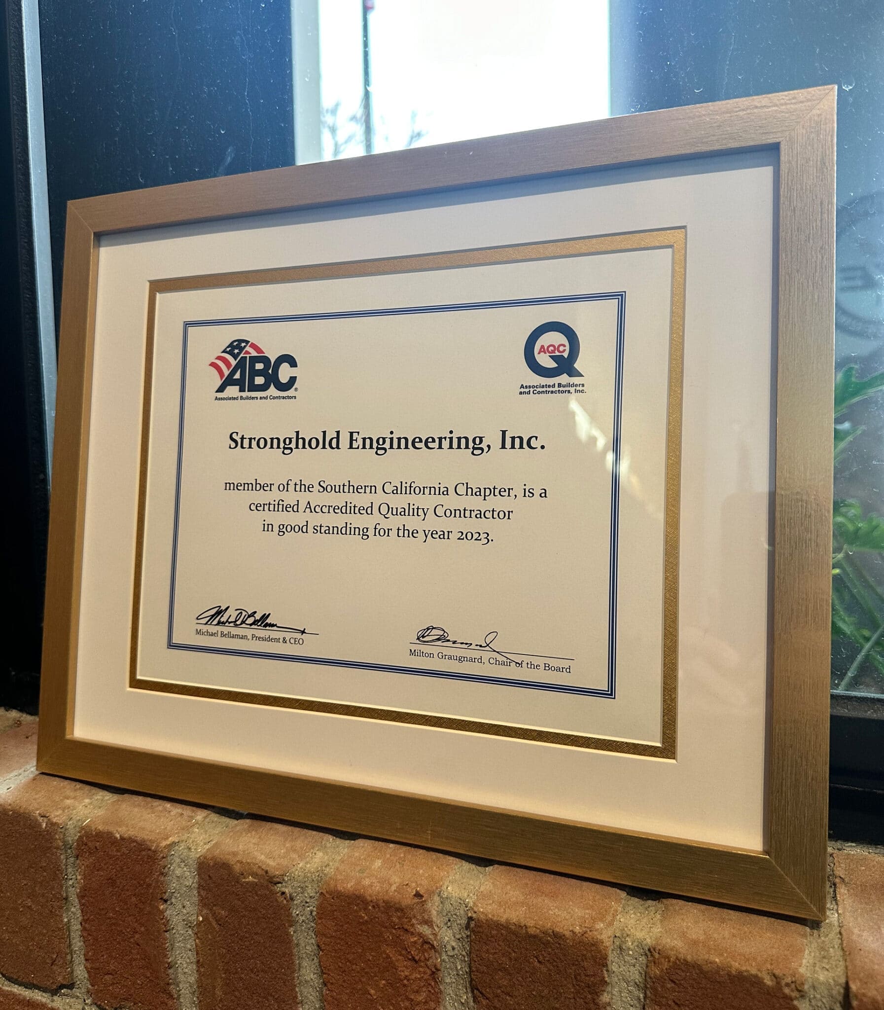 Excellence in Construction: Stronghold Engineering Achieves AQC ...