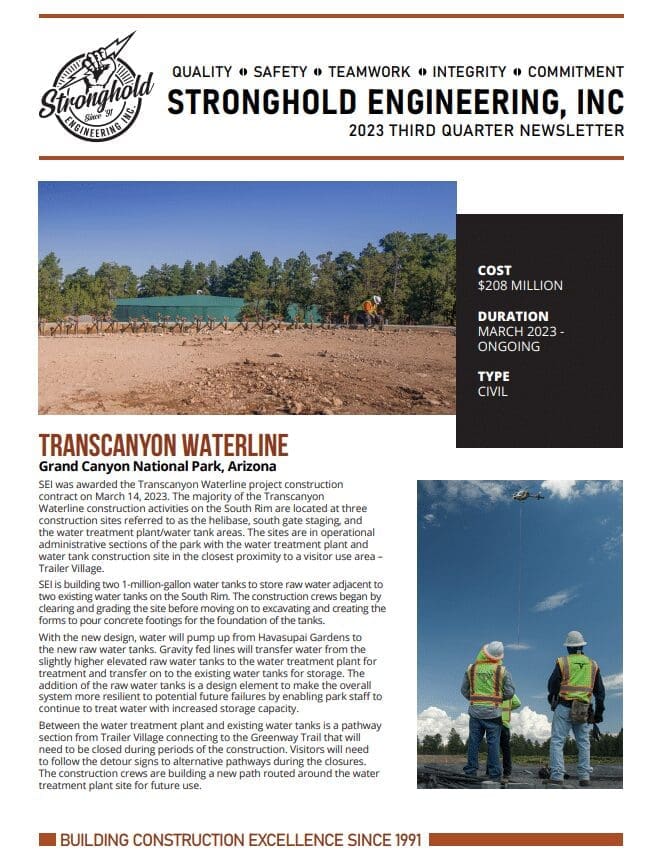 Join Stronghold Engineering, a Best Place to Work for 30+ Years