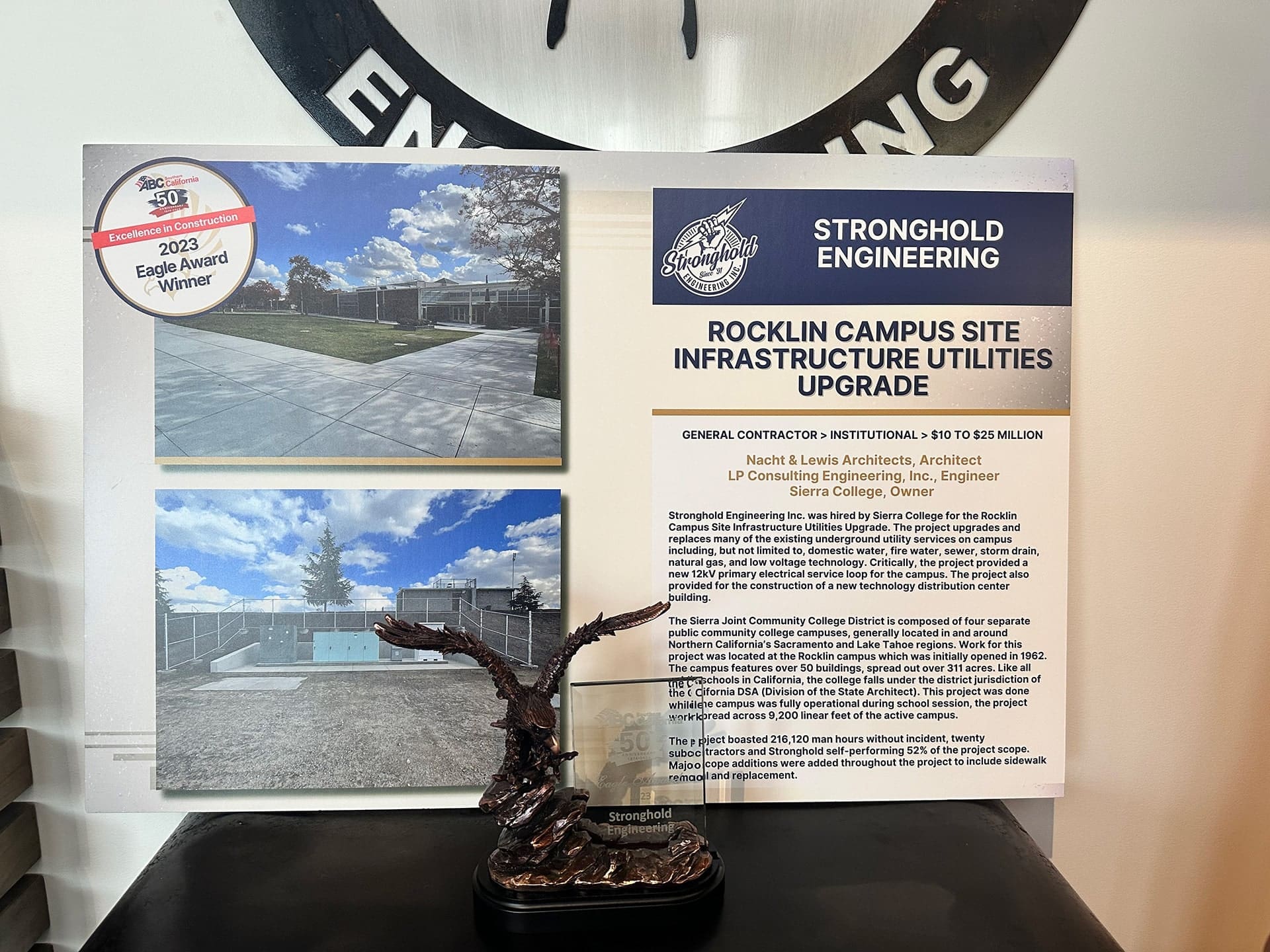Stronghold Engineering Wins ABC SoCal Regional Excellence Award for ...